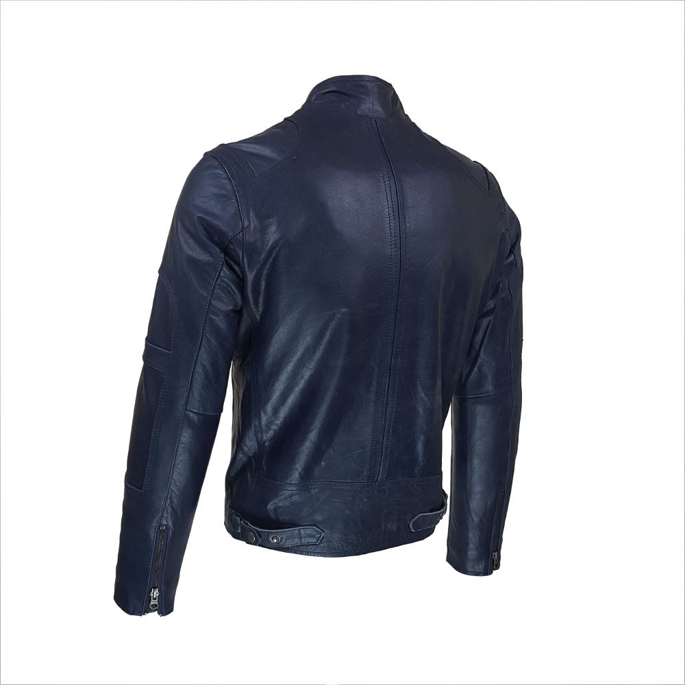 men's matte leather jacket