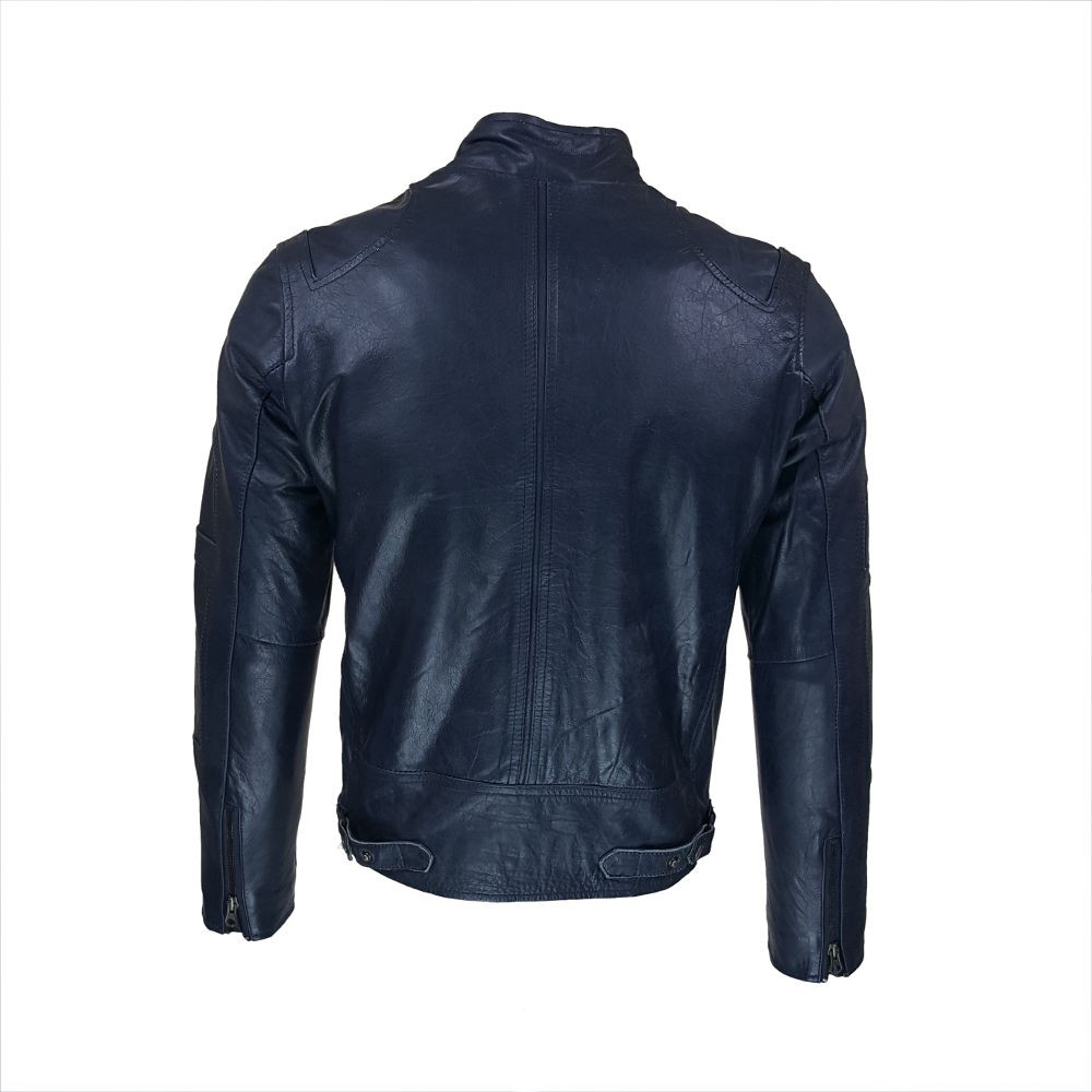 men's matte leather jacket